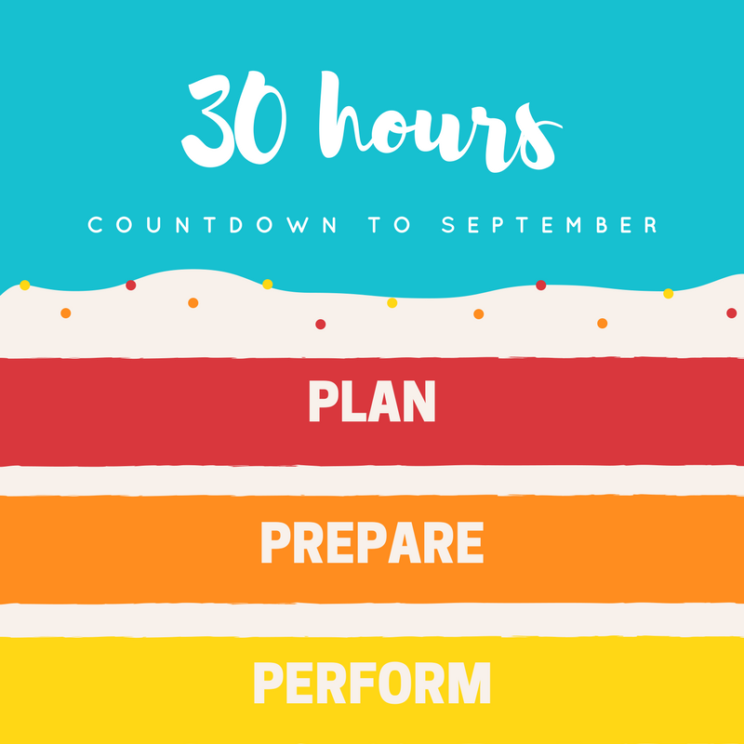 30 hours - Plan, Prepare, Perform - Tricia Wellings